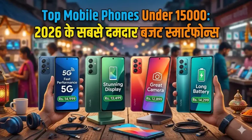 Top Mobile Phones Under 15000: 2026 के सबसे दमदार बजट स्मार्टफोन्स ...